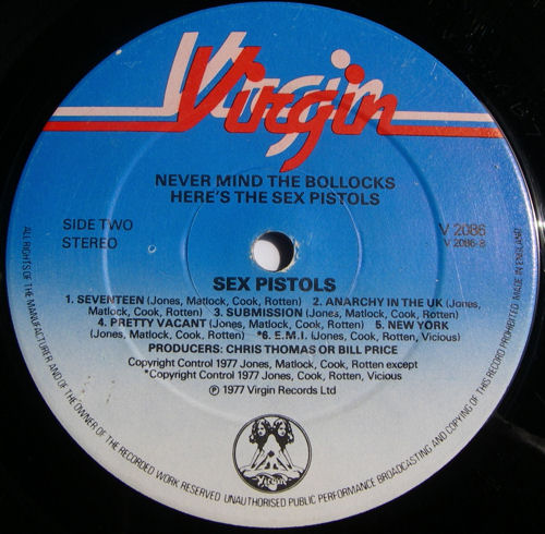 God Save The Sex Pistols Never Mind The Bollocks United Kingdom