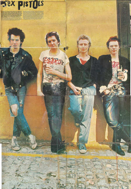 God Save The Sex Pistols Punk Poster Magazine Issued 1977